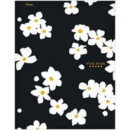FIVE STAR Mod Daisy 7-Pocket Vertical Expanding File with Black ...