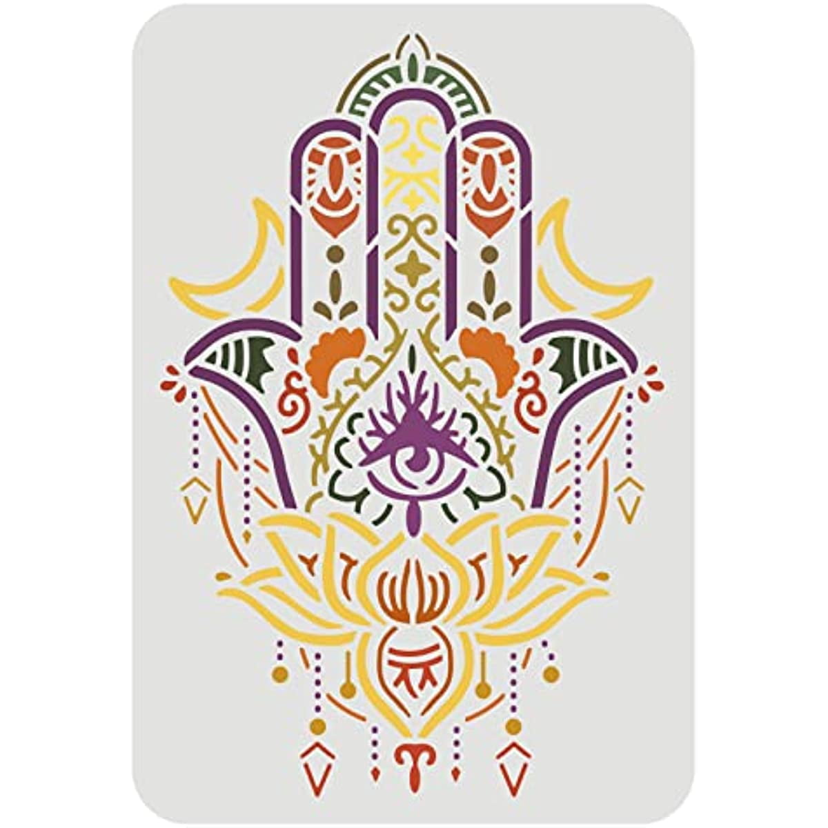 Hamsa Stencil