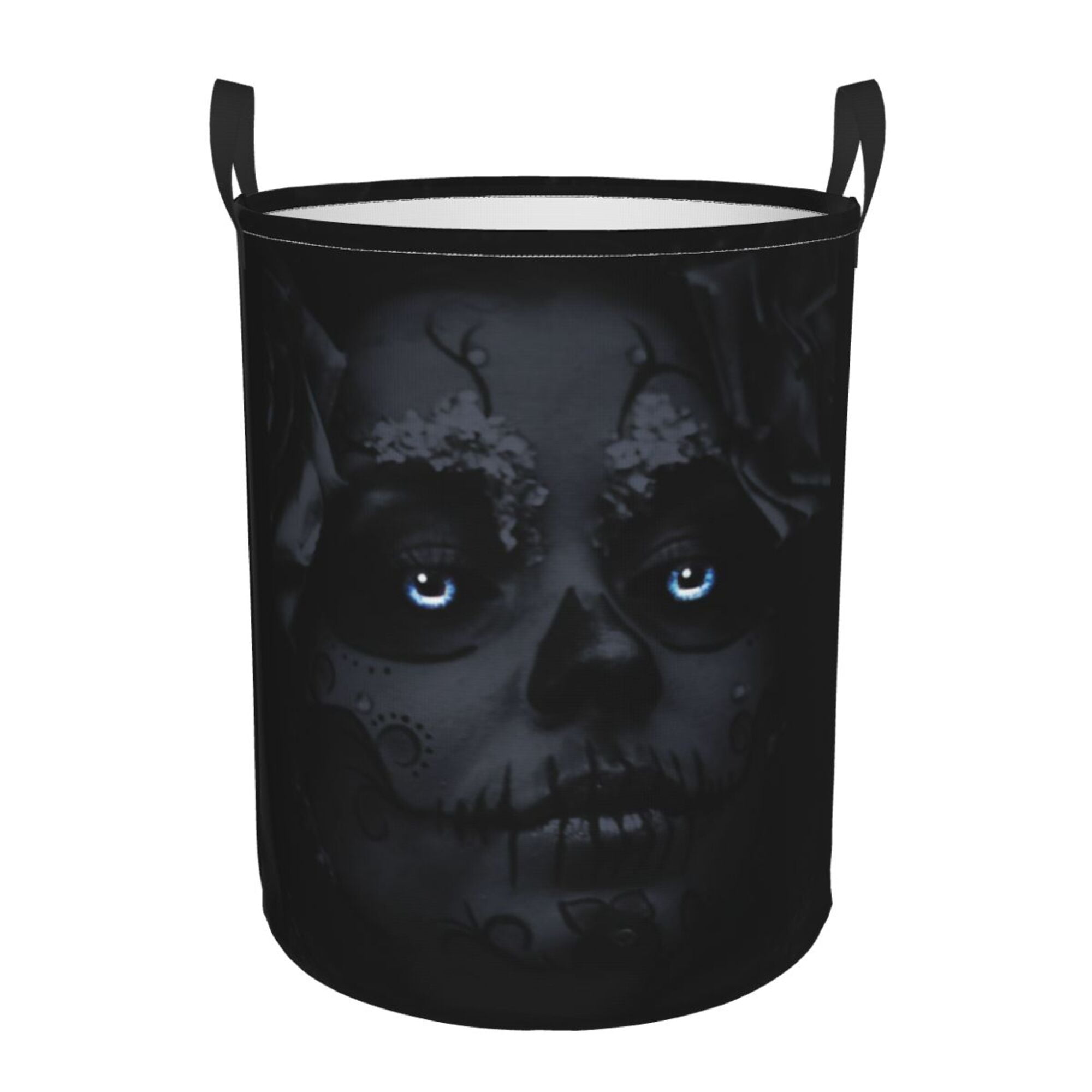 XMXY Round Laundry Basket Organizer, Dead Monster Waterproof ...