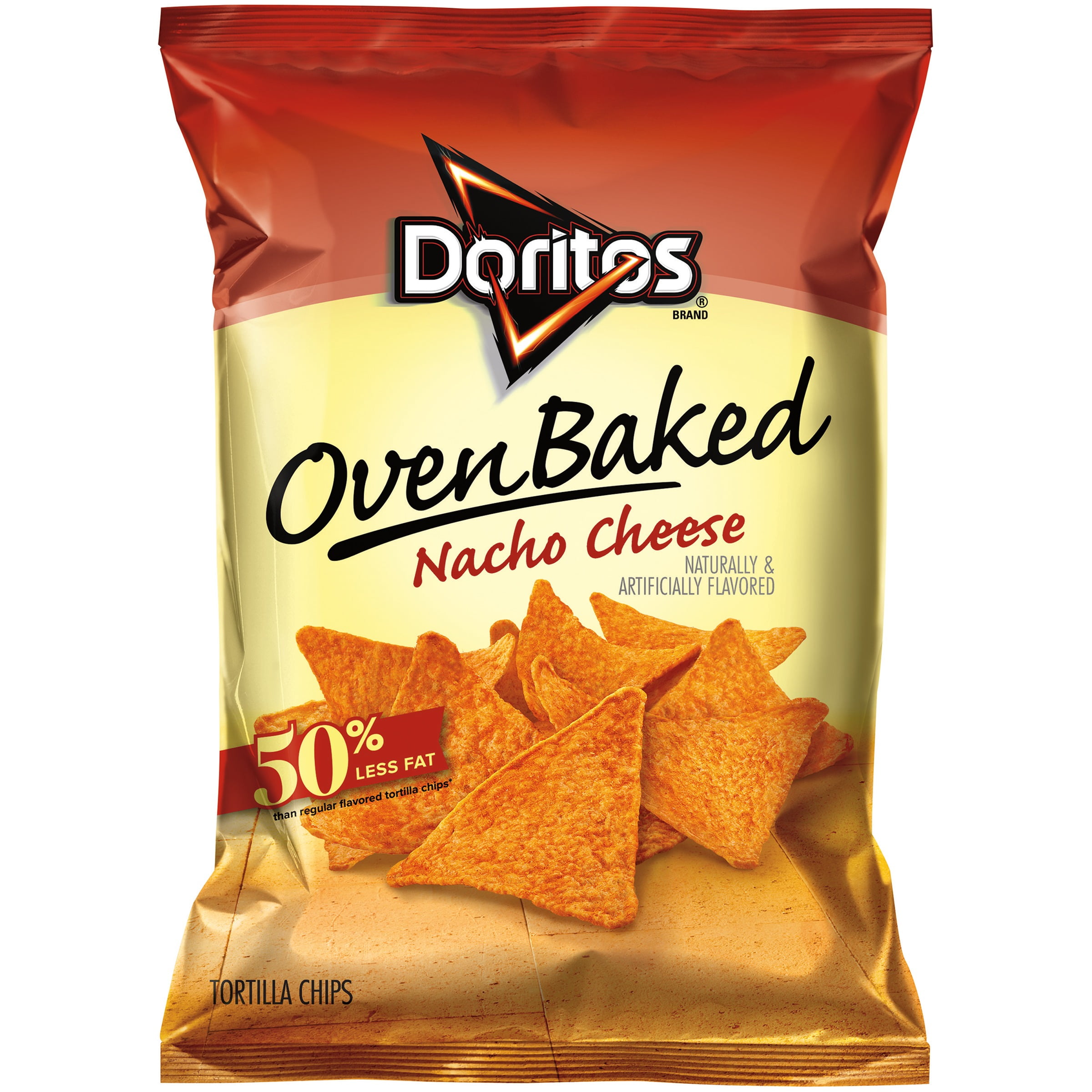 Baked Doritos Nacho Cheese Tortilla Chips 8 Oz Bag Walmart