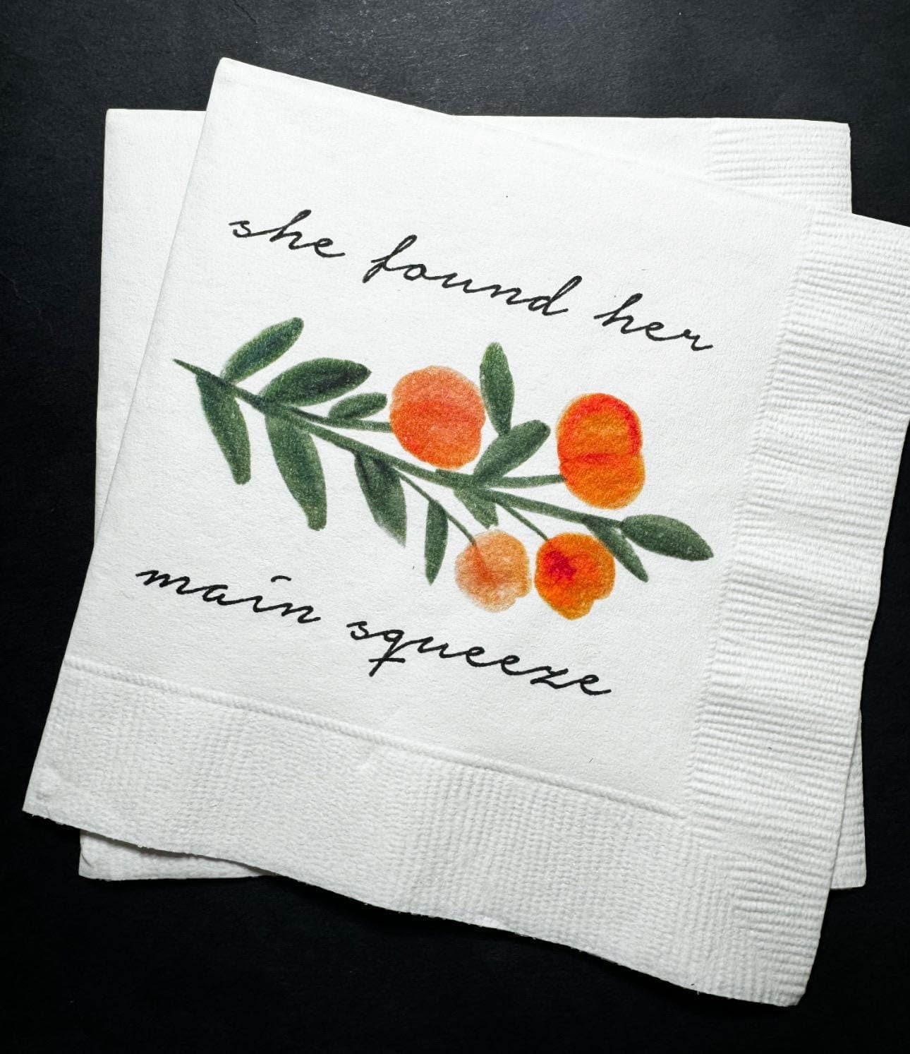 Main Squeeze Citrus Orange Bridal Shower She Found Her Main Squeeze ...