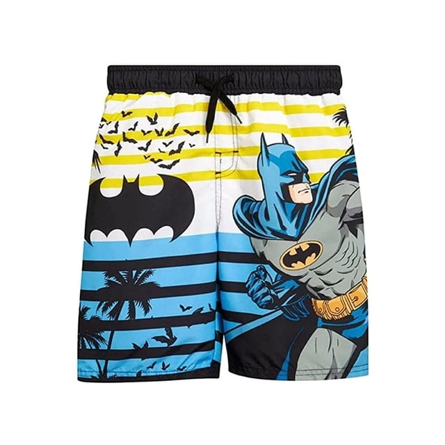 DC Comics Batman Little Boy's Swim Trunks, Swim Shorts (7) - Walmart.com