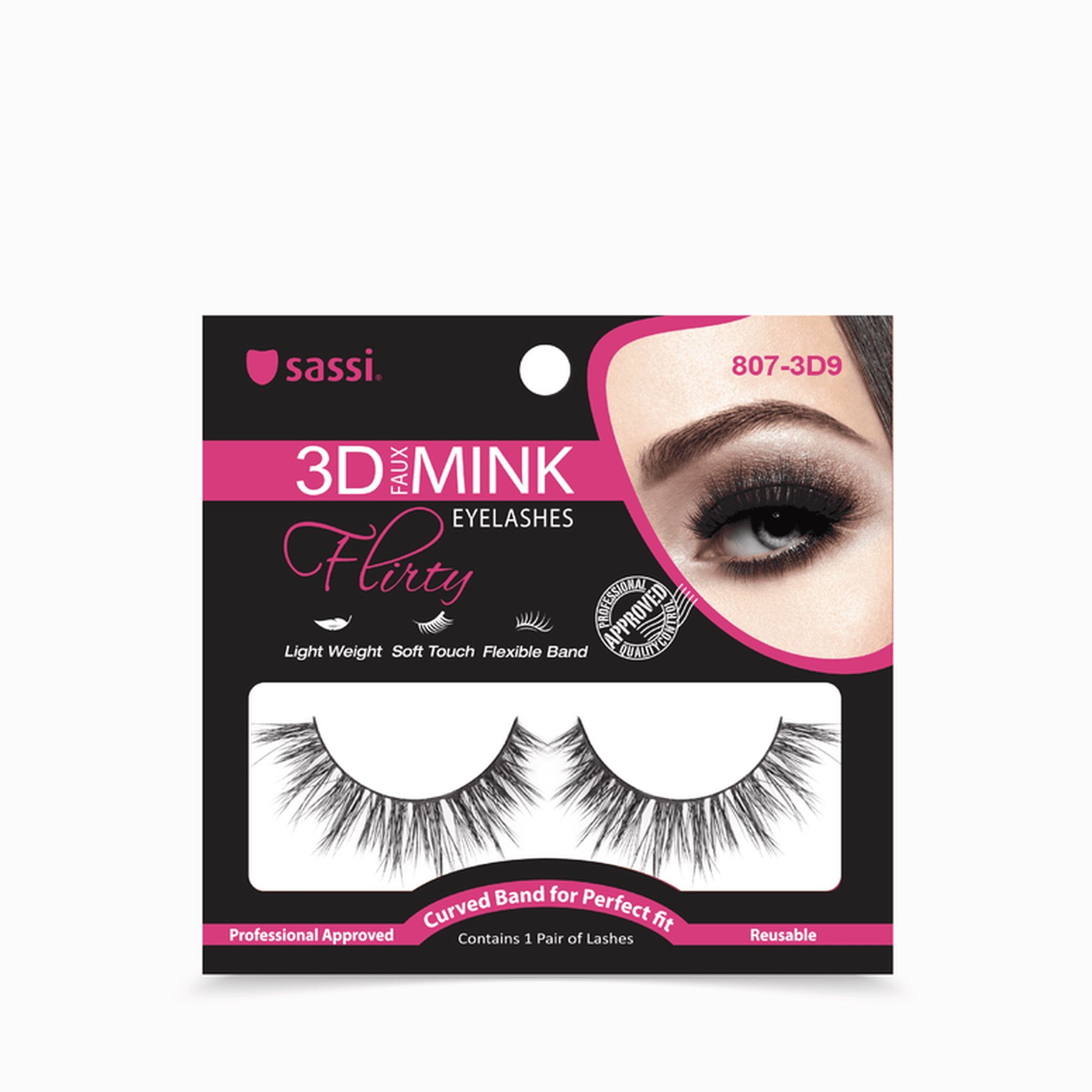 Sassi 3D Faux Mink Flirty Lashes - Walmart.com