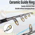 Fishing Rod and Reel Combos Pieces Telescopic Spinning Pole Reel Gear ...