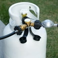 Binsuca Propane Splitter with Gauge, Propane Tank Splitter 2 Way for 5 ...
