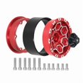 4Pcs Metal 1.9In Beadlock Wheel Rim Wheel Hub for 1/10 RC Crawler Car ...