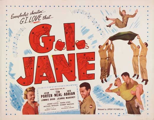 G.I. Jane - movie POSTER (Half Sheet Style A) (22" x 28") (1951 ...