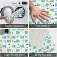 Bathroom Rugs Non Slip Washable - Blue Green Slug Shells Kitchen Mats ...