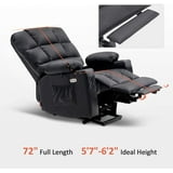MCombo Infinity Electric Power Lift Recliner, Dual Motor, Massage, Heat ...