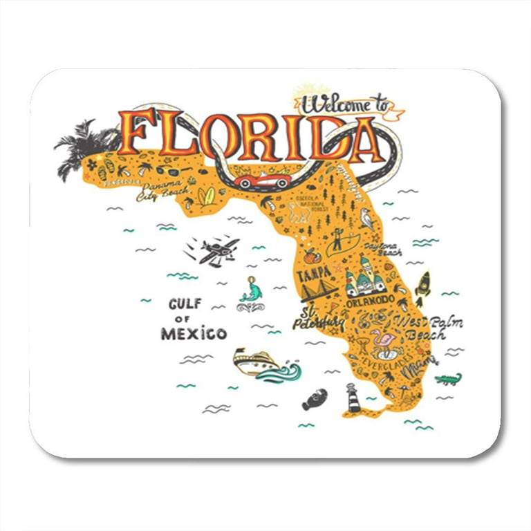 Florida Tourist Attractions Map