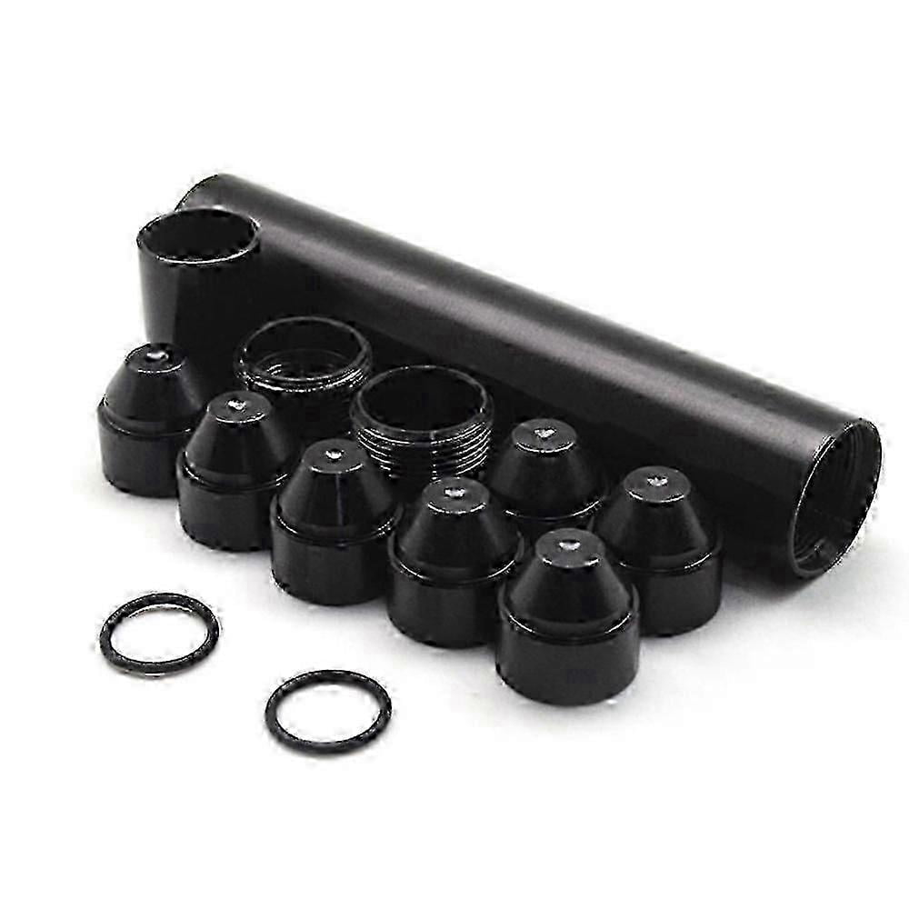 6 Inch Aluminum Alloy Fuel Filter Kit with 1/2-28 & 5/8-24 Threads for ...