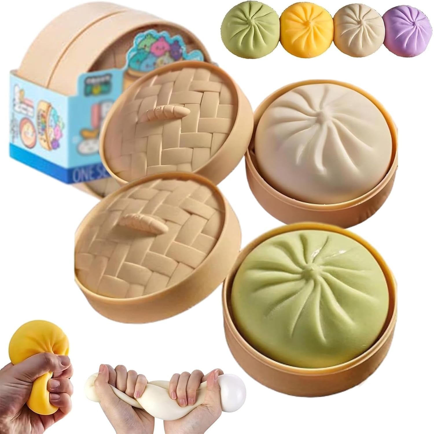 Click here for Cuoff Giant Dumpling Squishy  Jumbo Rainbow Dumpli... prices