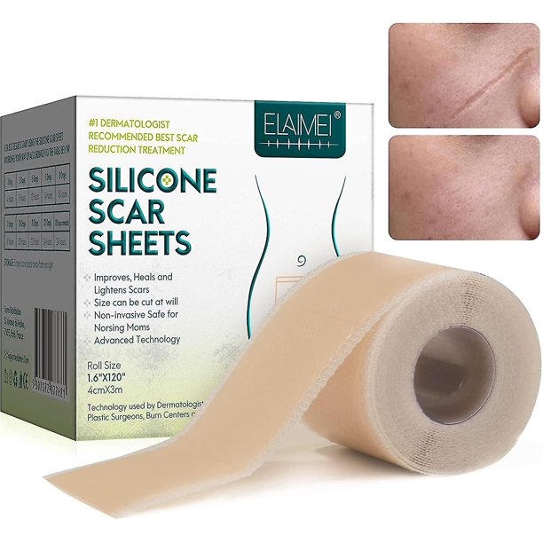Silic Plasters For Scars, Silic Scar Films For Surgeries, Caesarean Section, Keloids, Burns ...