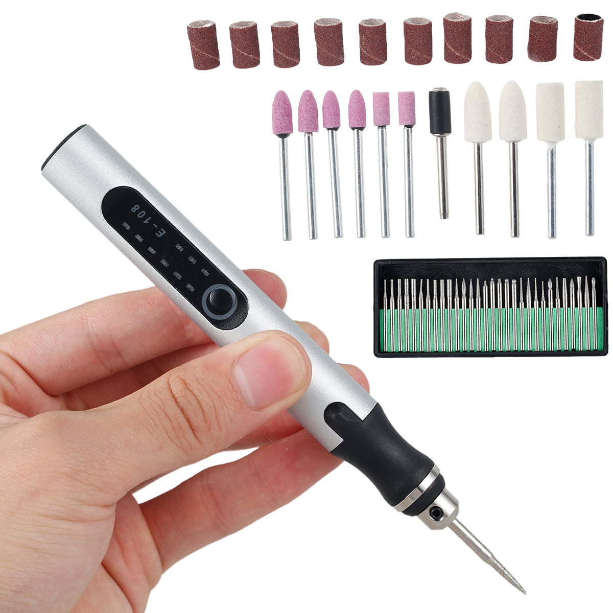 Buy Retrok Electric Engraving Pen Cordless Micro Carving Pen with 3 ...