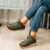 LongBay Mens Bootie Slippers with Memory Foam Indoor Outdoor Warm House ...