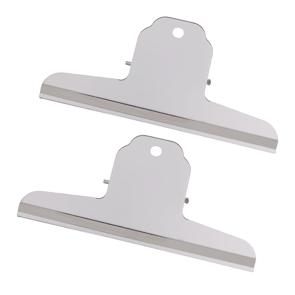 Extra Large Clips, 2 Pack 4 - 6 Inch Stainless Jumbo Giant Binder 14 ...