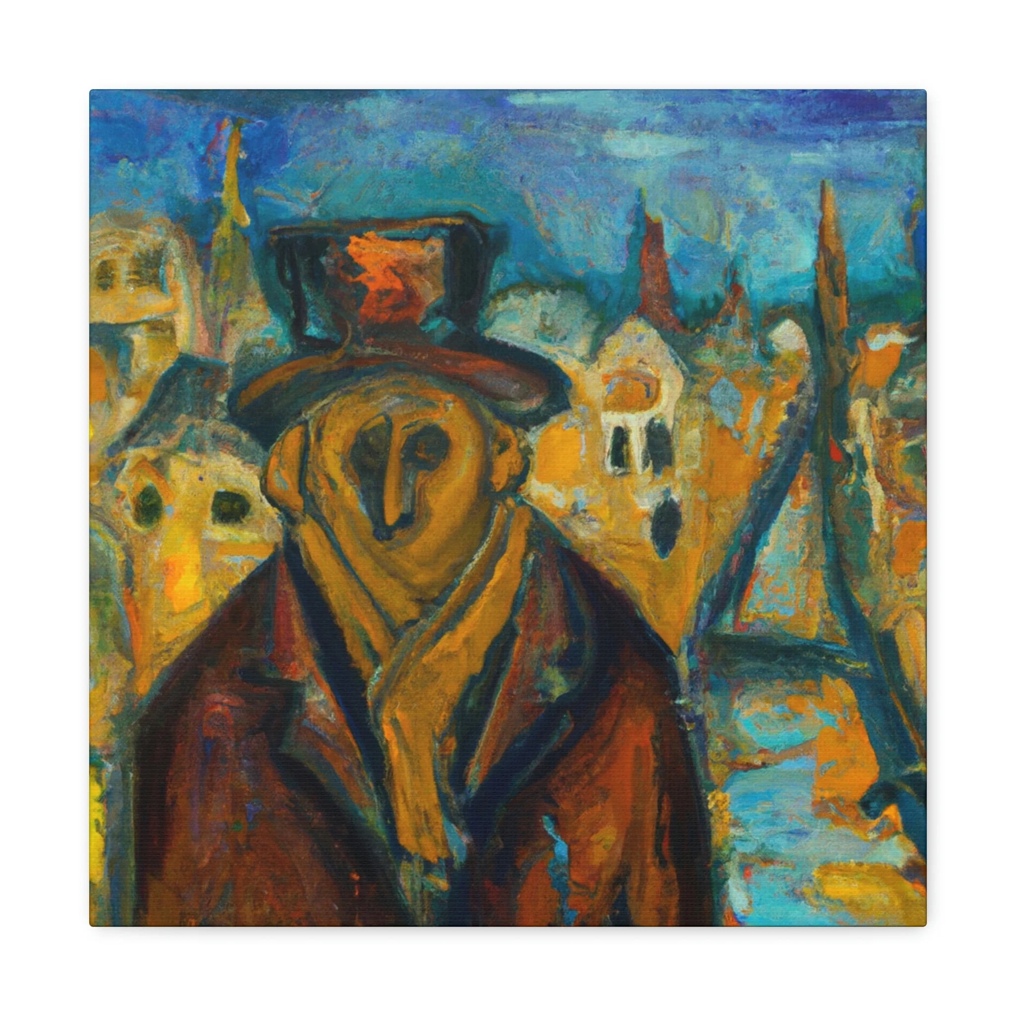 Steampunk Craftsman Portrait - Canvas - Walmart.com