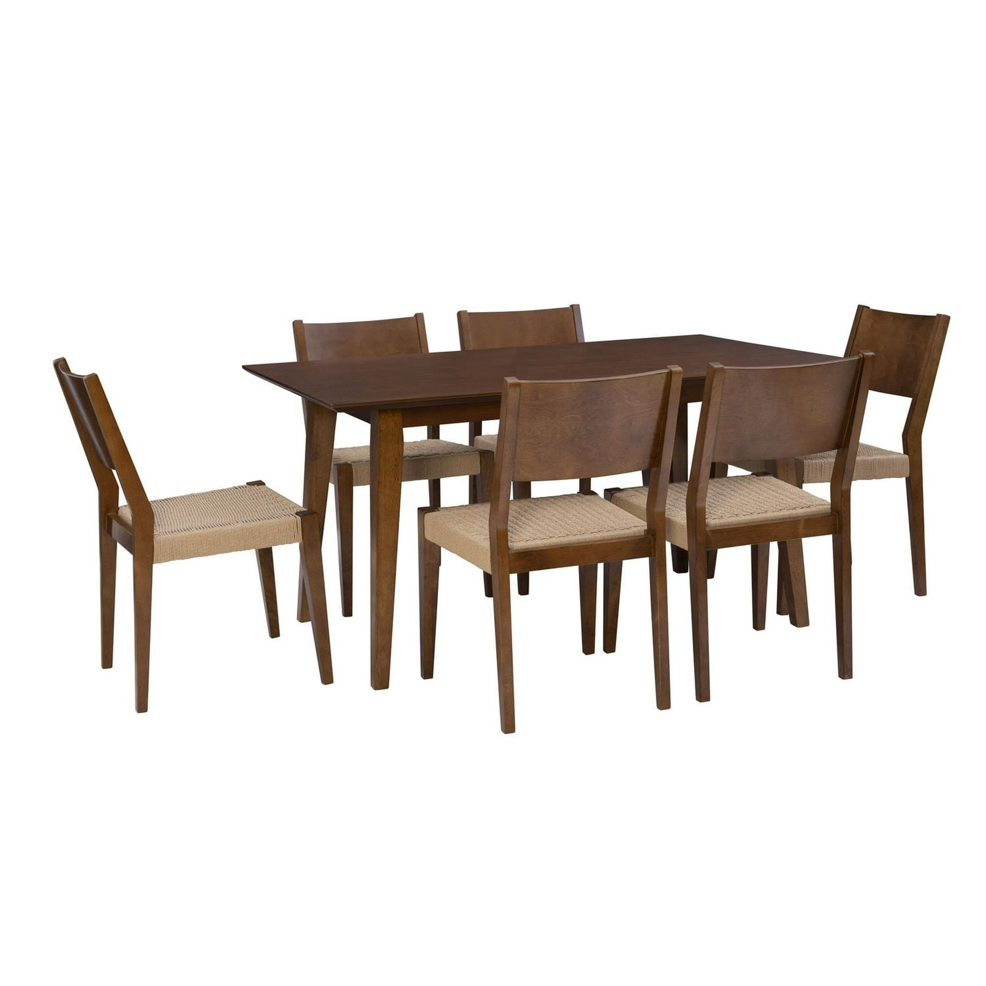 Click here for Linon Parisi 7-Piece Dining Set  Brown prices