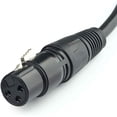 3 Pin XLR Female to 5 Pin XLR Male Audio for Microphone DMX Stage Light ...