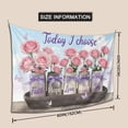 Inspirational Wall Tapestry, Faith Hope Love Peace Joy Quote with Mason ...