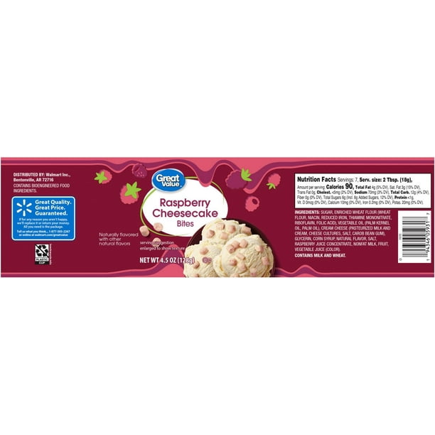 GV Raspberry Dough Ice Cream Topper 8x4.5 oz - Walmart.com