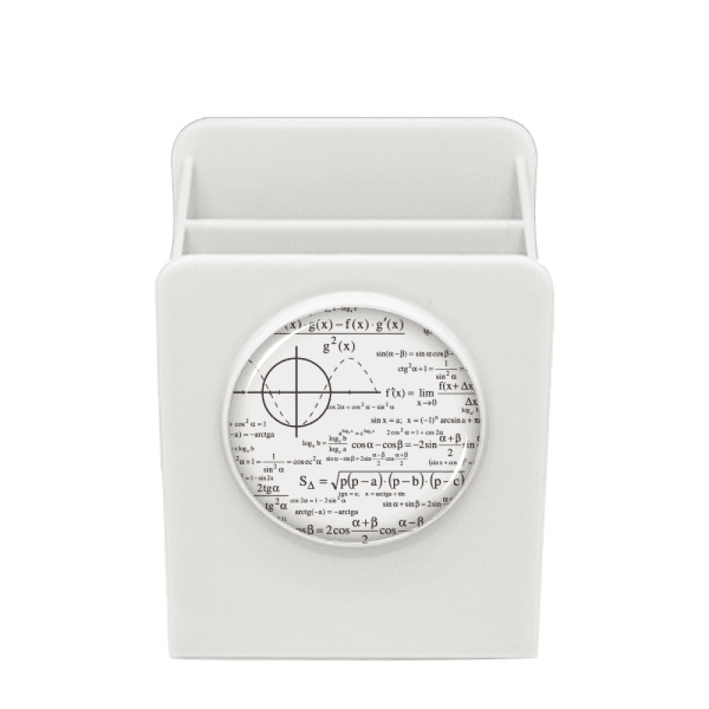 Curve Graphs Mathematical Formula Calculations Desk Pencil Holder Cup ...