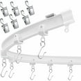 Curved Ceiling Curtain Track, 5Meter/16.4ft Flexible Bendable Mount ...