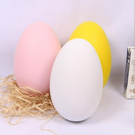 12 Giant Printed Plastic Eggs For Easter Egg Hunts, Easter Basket ...