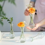 Glasseam 6 inch Tall Glass Bud Vases, Set of 24, Skinny Vases for ...