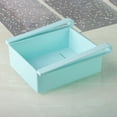 1 X Refrigerator Storage Box Blue Slide Kitchen Fridge Freezer Space ...