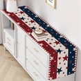 Buffalo Grid Star Stripe Patriotic Independence Day Table Runner , Blue ...