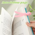 6pcs Silicone Automatic Bookmarks, Smart Bookmarks for Women Men Book ...