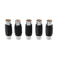 Zecic 5 Pcs RCA Female to RCA Female o Video Cable Jack Plug Adapter ...