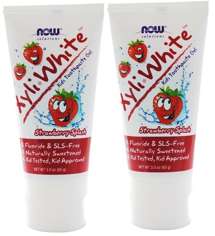 NowFoods - XYLIWHITE KIDS STRAWBERRY TOOTHPASTE, 4 oz, Fluoride & SLS ...