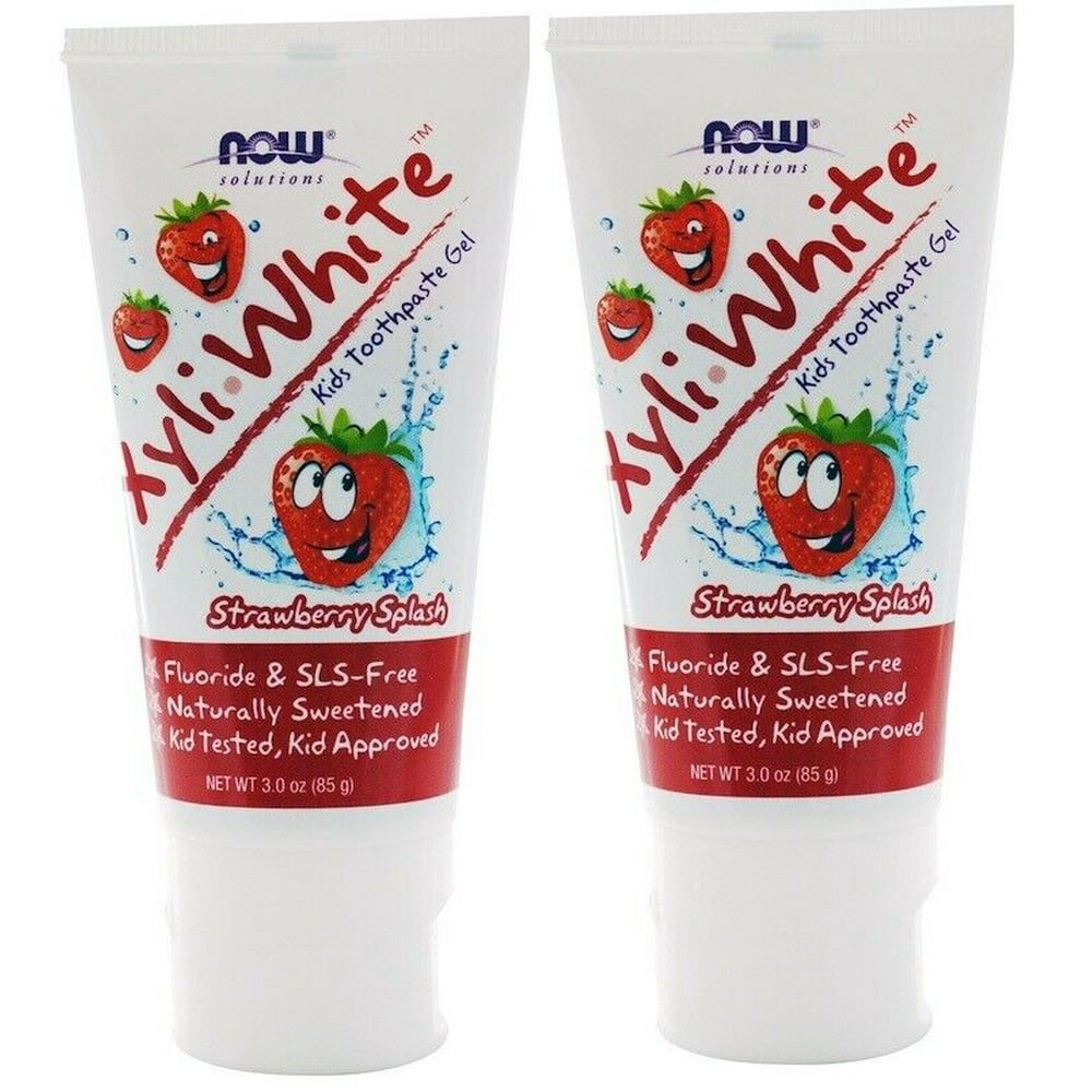 NowFoods - XYLIWHITE KIDS STRAWBERRY TOOTHPASTE, 4 oz, Fluoride & SLS ...