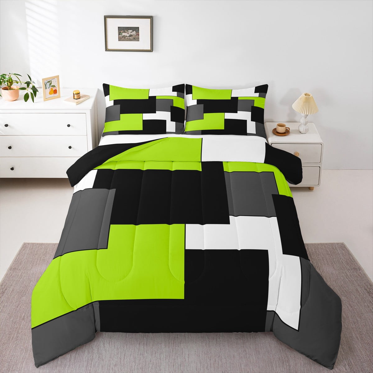 Click here for Erosebridal Modern Abstract Comforter Sets Twin Si... prices