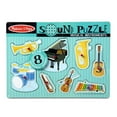 Melissa & Doug Musical Instruments Sound Puzzle - Wooden Peg Puzzle (8 ...