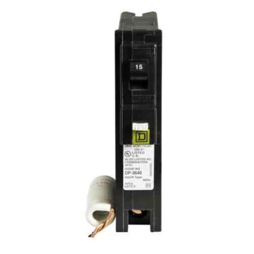 Square D HOM115CAFI 1 Pole 15 Amp 120v Combination Arc Fault Circuit ...