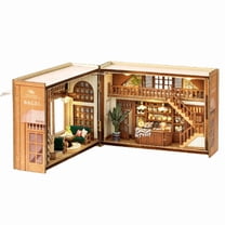 Book Nooks for Adults | DIY 3D Wooden Miniature Dollhouse Kit with LED ...