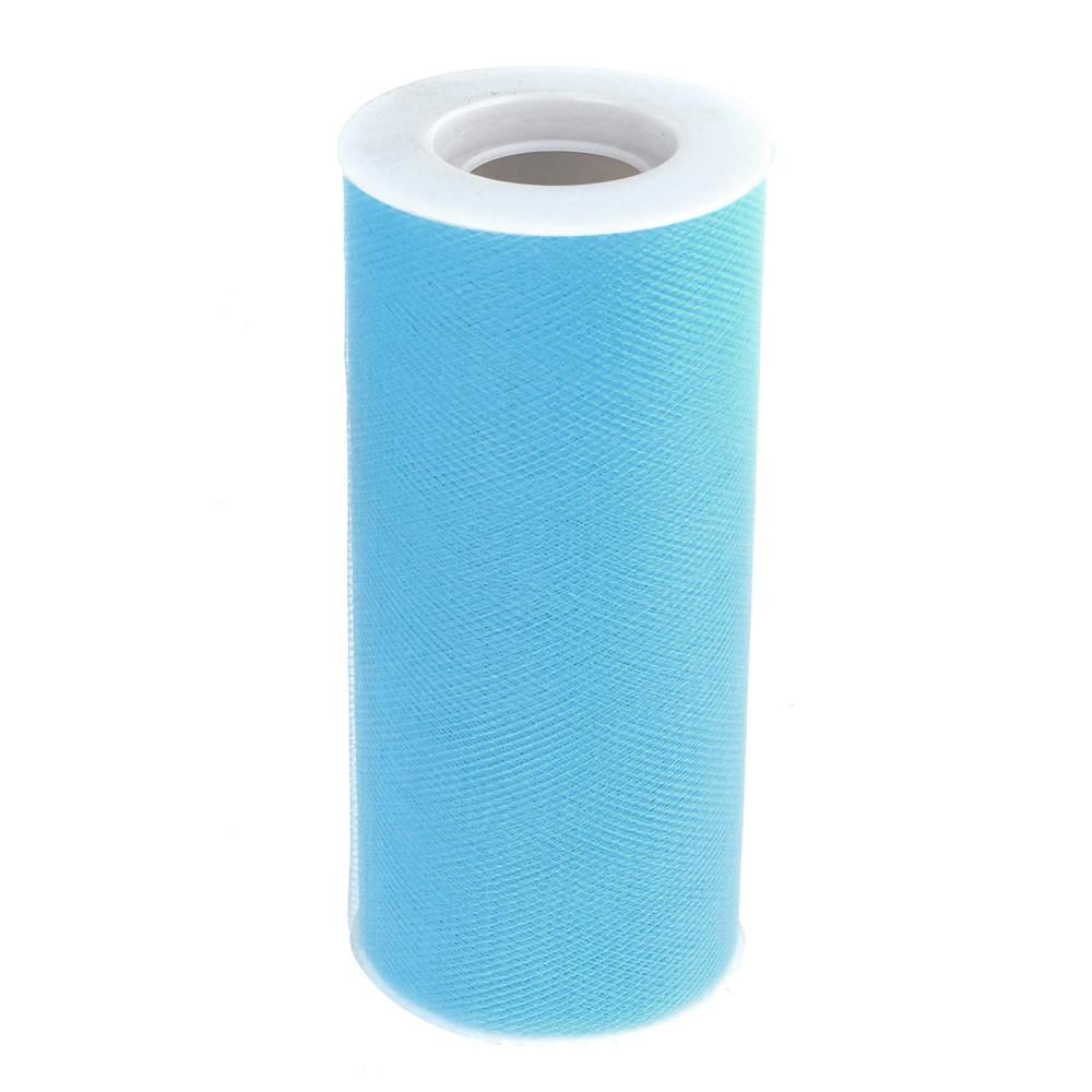 Tulle Spool Roll Fabric Net, 6-Inch, 25 Yards, Blue - Walmart.com