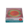 5 Round Cookie Cutter Set, Multi-Color, Plastic, Way to Celebrate ...