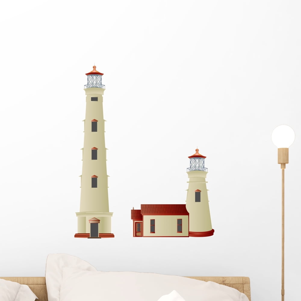 Lighthouse Wall Decal by Wallmonkeys Peel and Stick Graphic (18 in H x ...