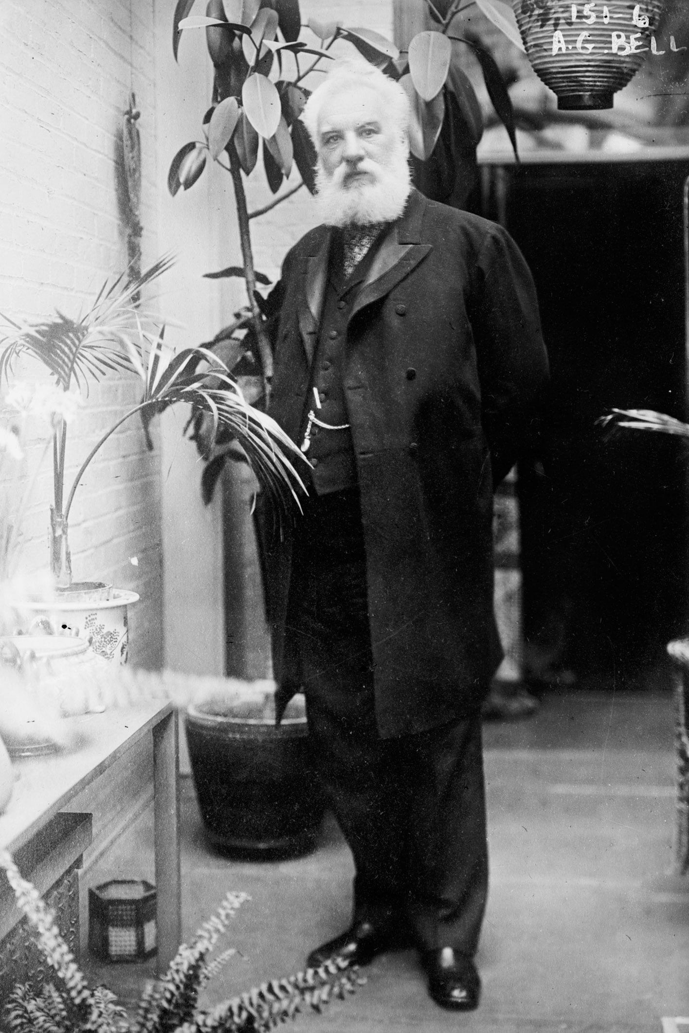 24x36 gallery poster, Alexander Graham Bell full-length portrait ...