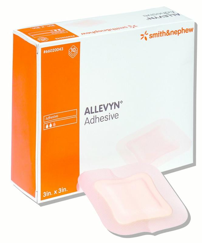 Allevyn Foam Dressing 5 X 5 Inch Square Adhesive with Border Sterile ...