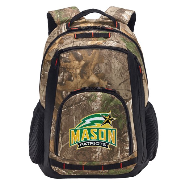 RealTree Camo George Mason Backpack GMU Camo Backpack with Laptop Computer Section - Walmart.com