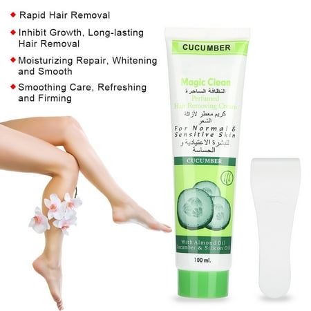 Natural Hair Removal Cream, 100g Hair Remover Cucumber Hair Removal ...