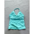 Women’s Longline Strappy Sports Bra Workout Top with Built-in Bra Gym ...