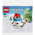 LEGO Creator: Snowman figure Polybag 30645 With The Brick People Tile ...