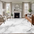 Abstract Marble 8x10 Area Rug for Living Room Sectional Sofa ...