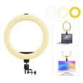 10 Inch LED Ring Light Video Conference Lighting with Clip 3 Lighting ...